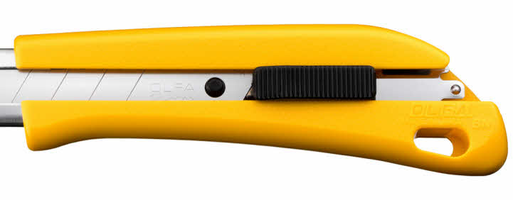 Cutter OLFA usage intensif BN-AL | Manche ergonomique | 18 mm | 1 cutter + lames de rechange